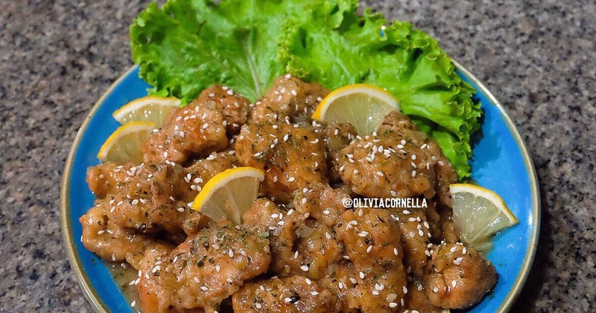 Resep Ayam Saus Lemon oleh olivia cornella - Cookpad