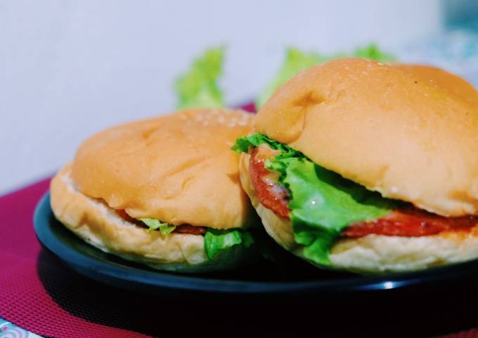 Resep Burger Simple oleh Nuryan Ayu - Cookpad