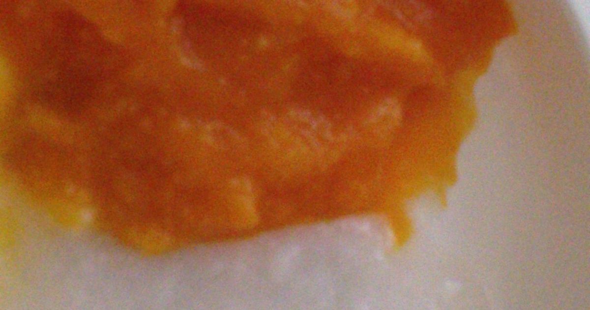 Resep Mpasi Bubur Beras Saus Puree Kabocha oleh Dina Valentina - Cookpad