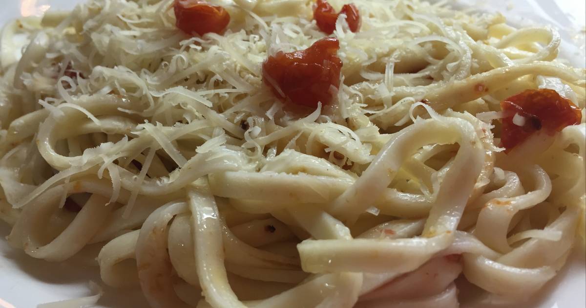 Fideos con tomates naturales - 238 recetas caseras- Cookpad