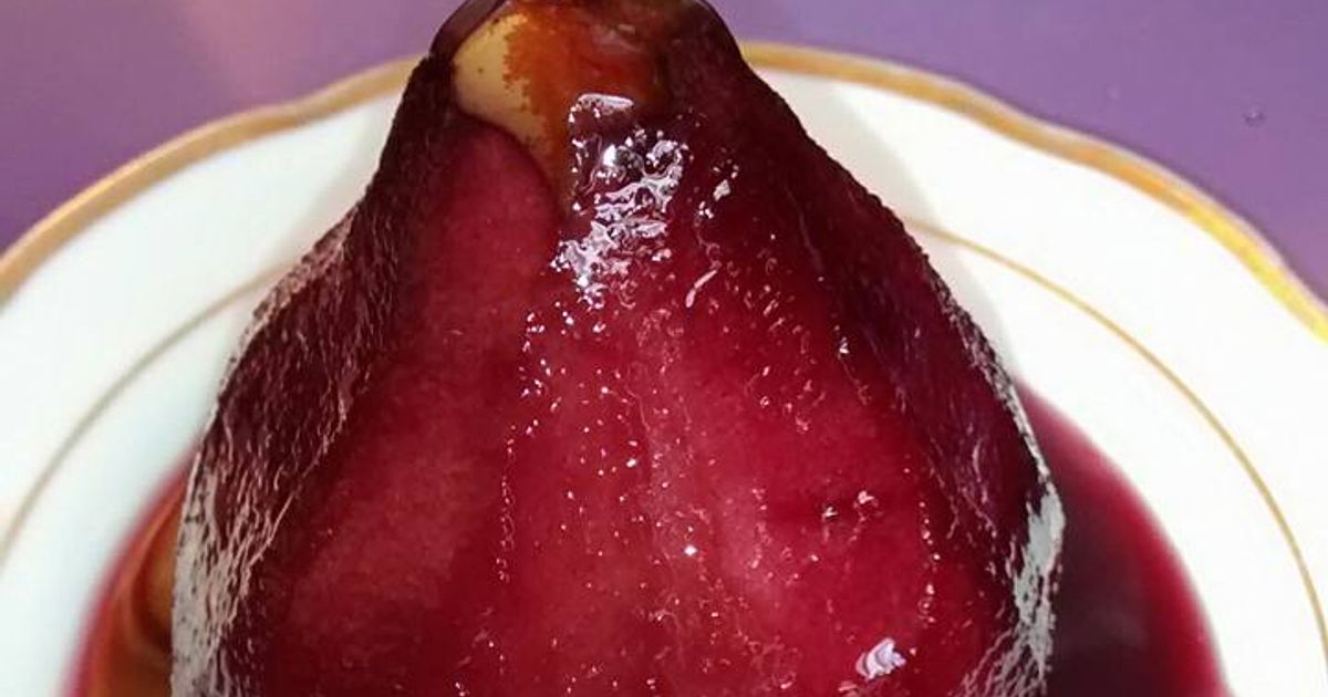 Peras Al Malbec Receta de Javier Roblero - Cookpad