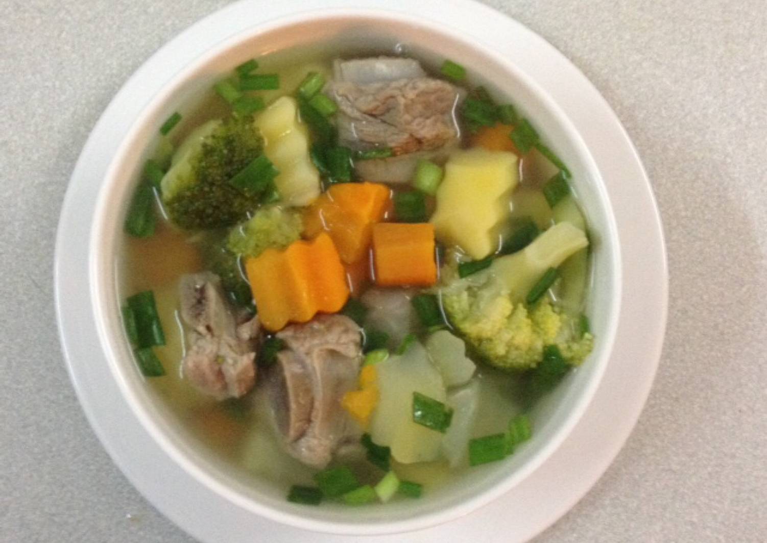 Cách Làm Món Canh súp rau của Ng.T.Dung - Cookpad