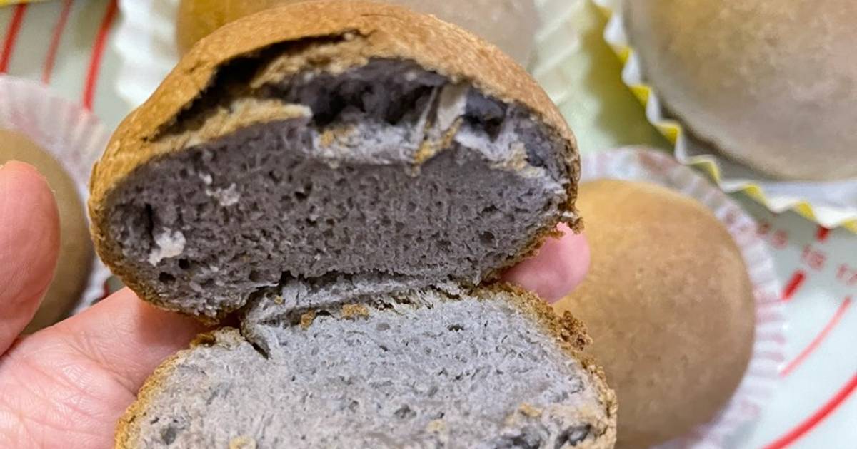 Resep Killersoft hokkaido milk taro bread ala ci tintin rayner oleh shy ...