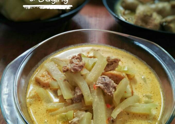 Resep Sayur Labu Siam & Daging oleh Rina Dwi Yanti - Cookpad