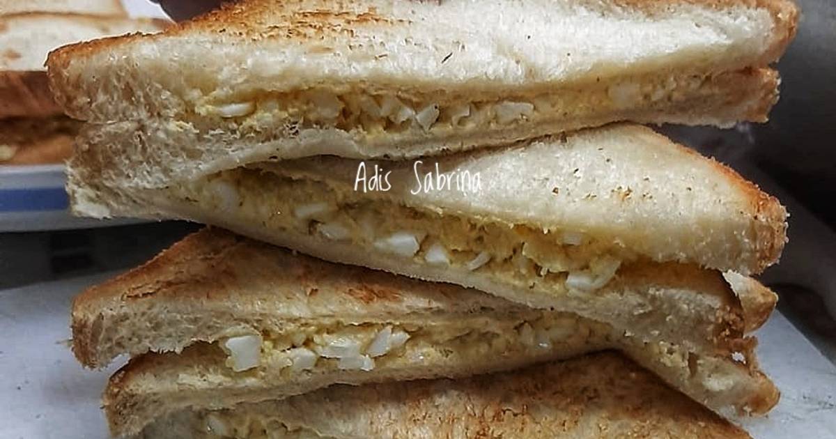 Resep Tomago sando aka egg sandwich aka roti isi telur oleh Adis ...