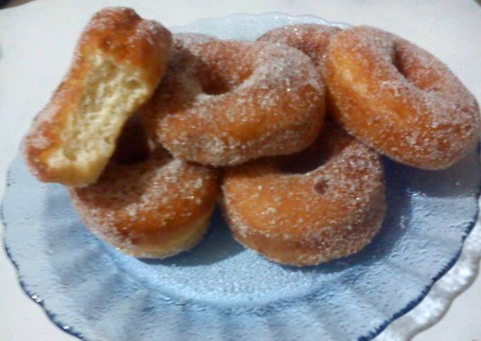 Donas fritas Receta de Ángeles Aguirre- Cookpad
