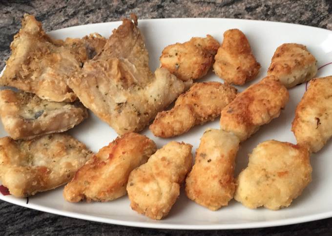 Merluza rebozada Receta de Conchi- Cookpad