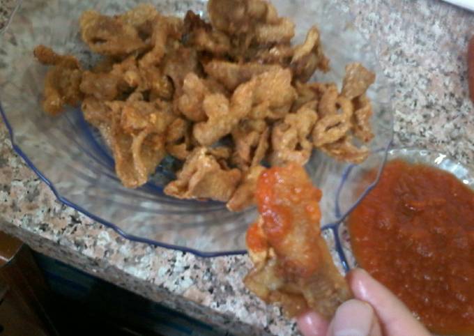 Resep Kulit Goreng Renyah oleh Bunda Zizi - Cookpad