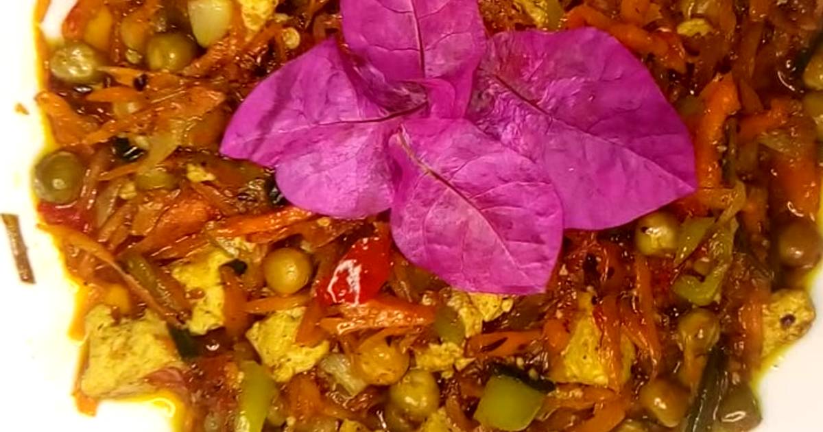 Tofu(Awara) & carrot sauce Recipe by Aysha's Cake And More - Cookpad