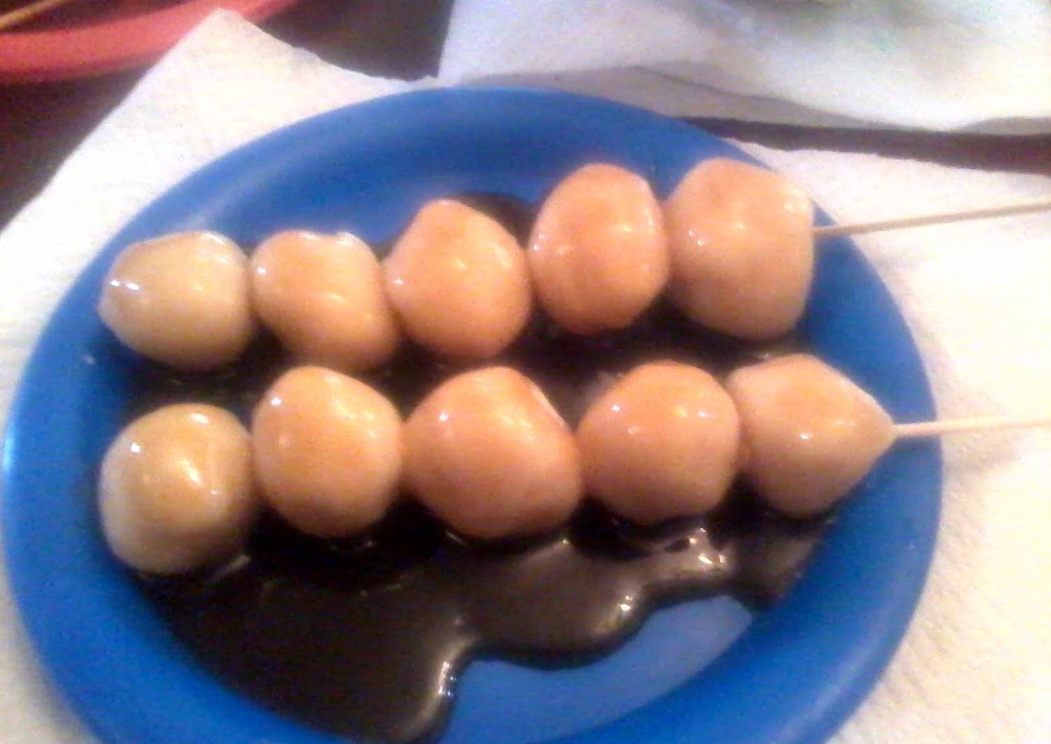 Mitarashi Dango Recipe by DroidSaysNo - Cookpad