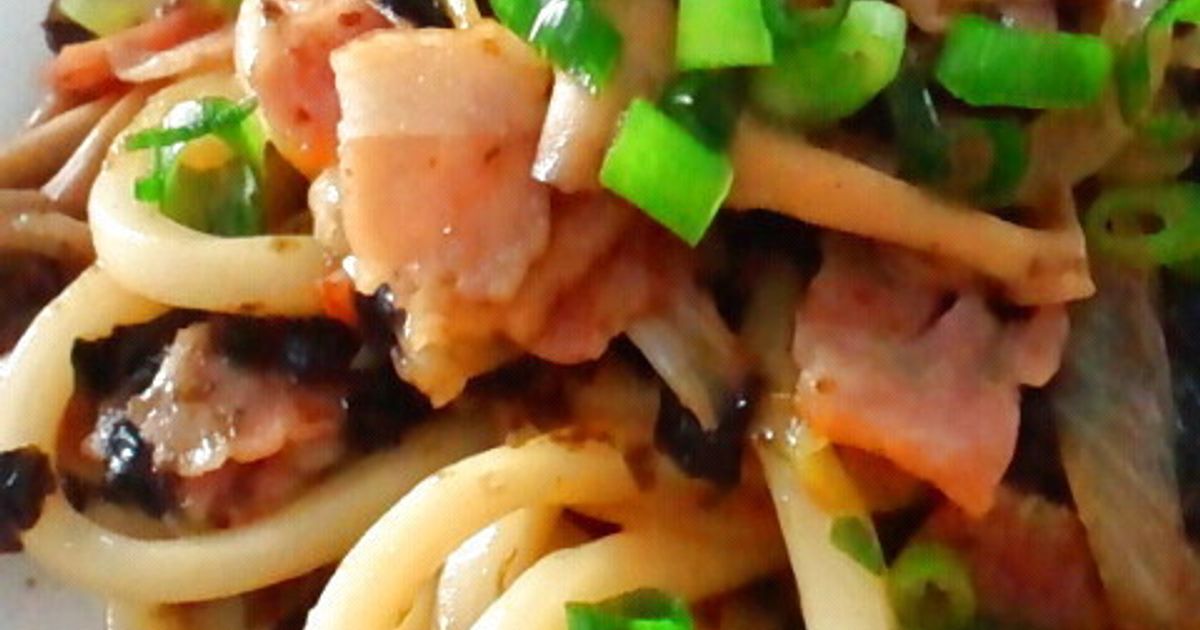 Easy And Delicious Lunch: Nori Butter Soy Sauce Stir Fried Udon Recipe ...