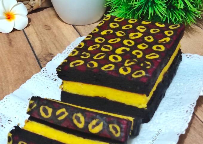 Resep Lapis Surabaya Batik (Batik Kawung) oleh Bunda Pashalenko - Cookpad