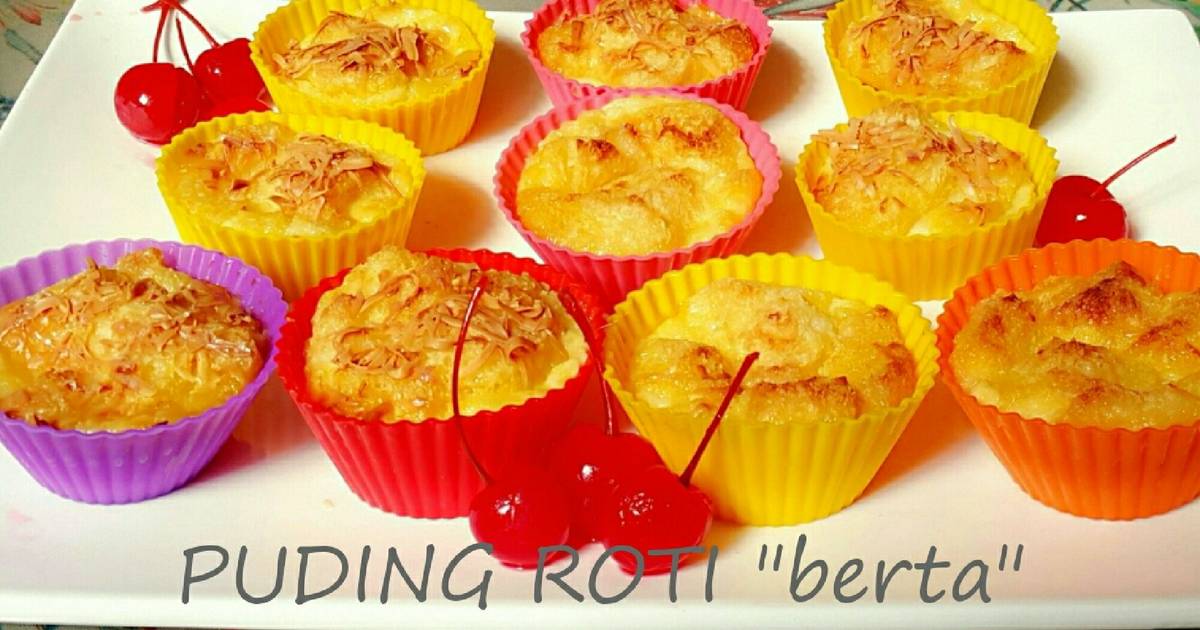 Resep puding roti oleh berta - Cookpad