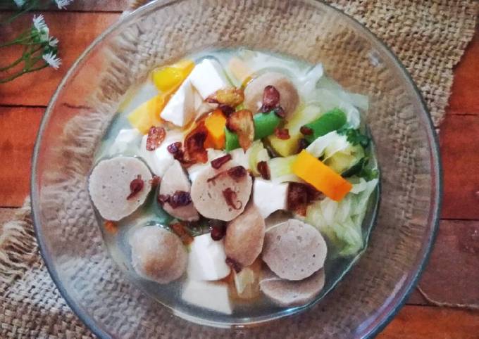 Resep Sop Putih Telur Bakso oleh Yuni Kurniasih, - Cookpad