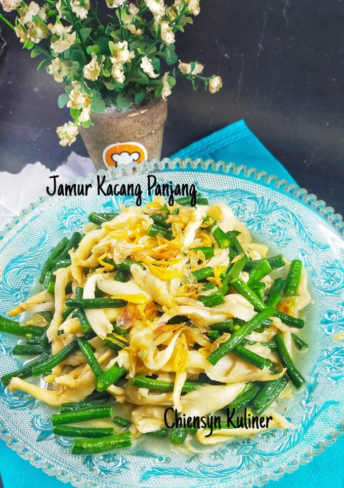 Resep Jamur Kacang Panjang oleh Chiensyn Kuliner - Cookpad