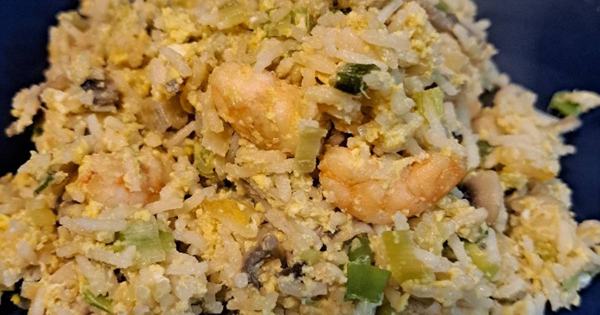 Riz sauté crevette et champignon de melodie Jelu - Cookpad