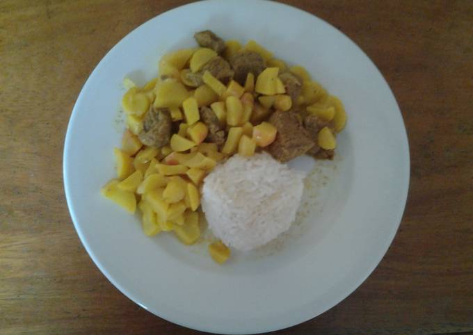 Ollucos con carne Receta de Rosario Castañeda Núñez- Cookpad