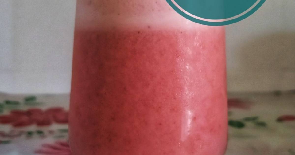 46 resep minuman stroberi creamy enak dan mudah - Cookpad