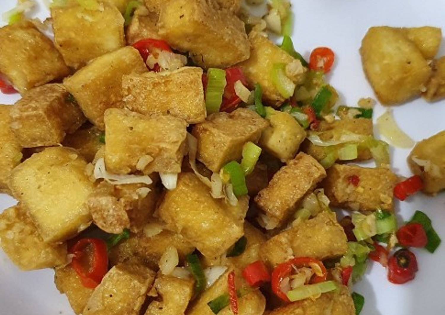Resep Tahu Cabe Lada Garam oleh elok pratiwi - Cookpad