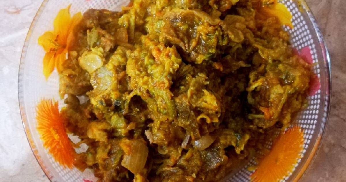 Bitter gourd with meat Recipe by taiba - Cookpad