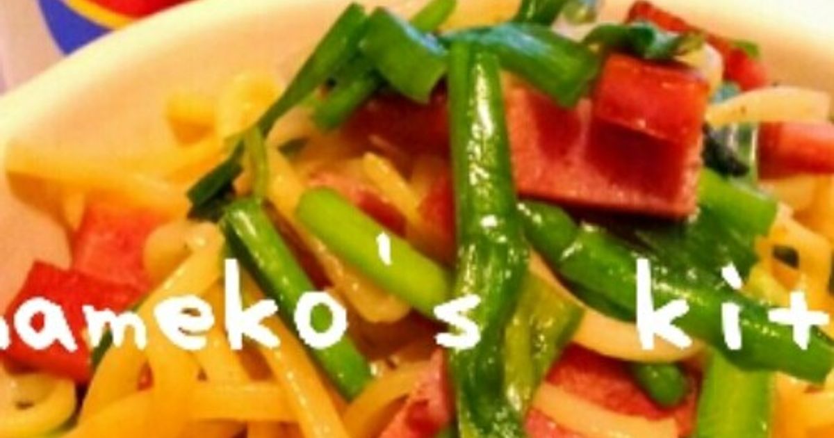 Okinawa Soba Salt Yakisoba Recipe By ･･･まめこ･･･