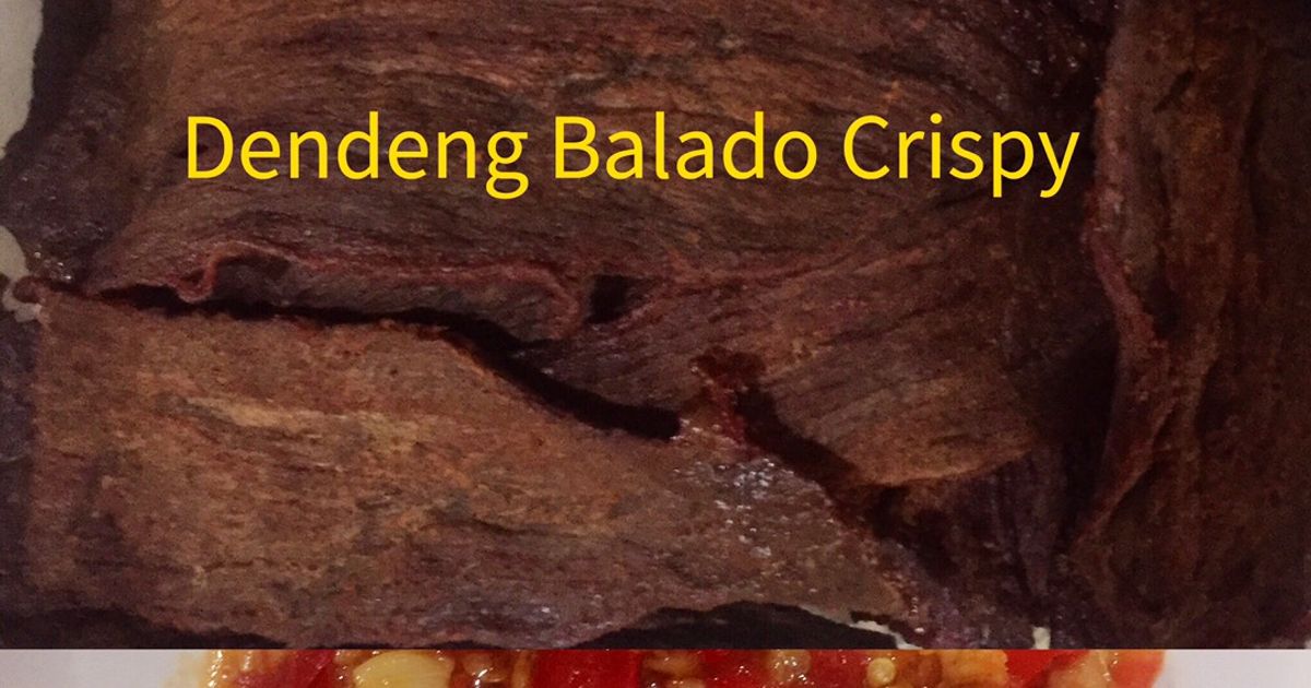 Resep Dendeng Balado Crispy oleh Mang Gundul - Cookpad