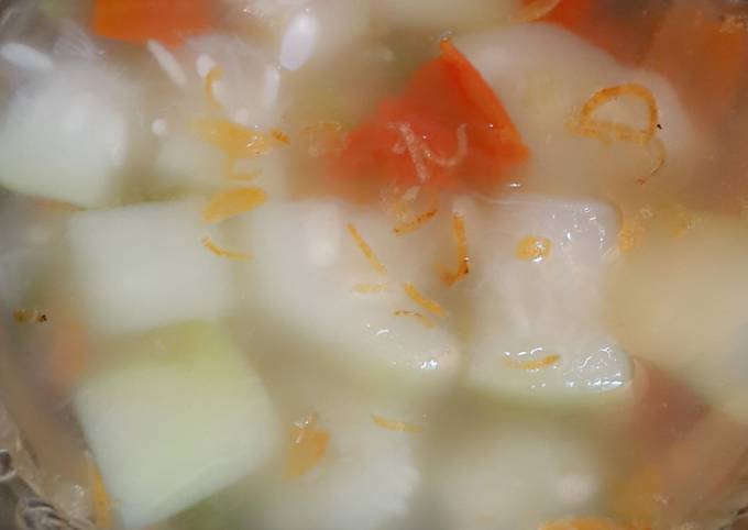 Resep sayur bening labu air oleh Lia Risqy - Cookpad