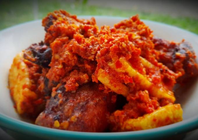 Resep Goreng Balado Ayam & Tahu oleh Marlina Rosa - Cookpad