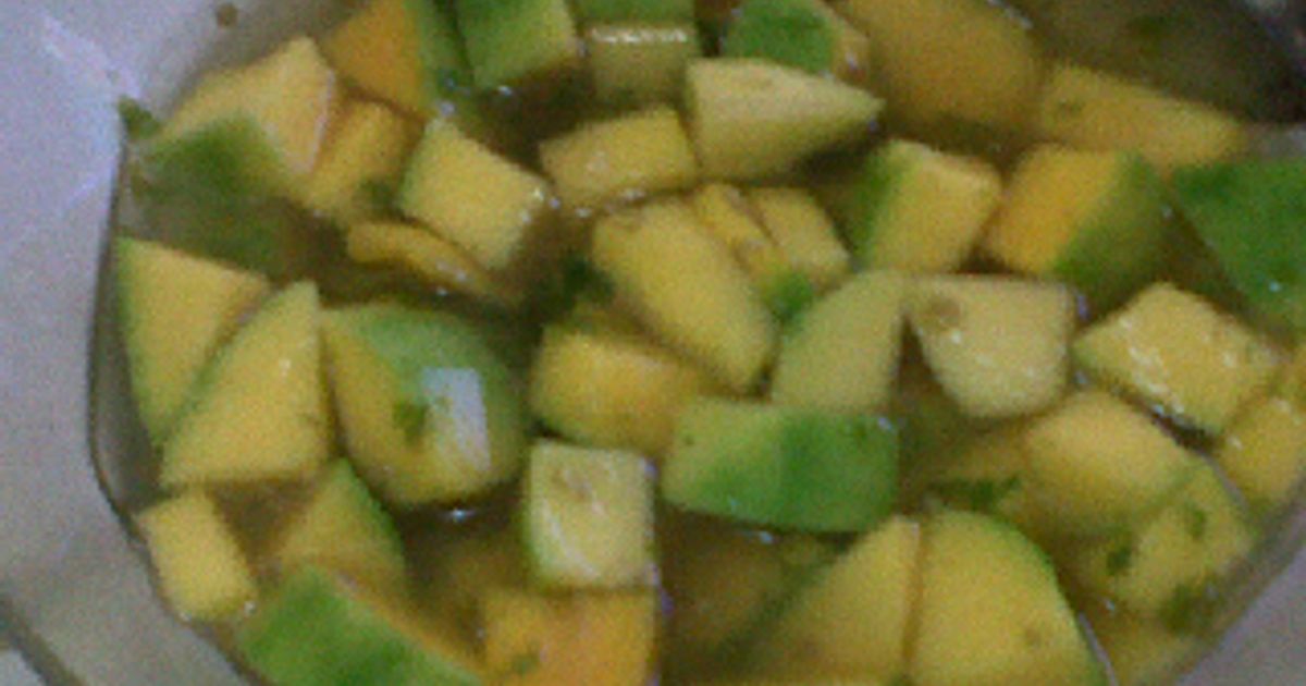 Resep Mangga Muda Asem Manis Pedes oleh nuzulianita - Cookpad