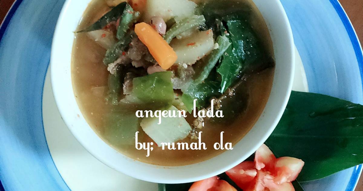 Resep Angeun lada sayuran ala rumah ola oleh Laela candra - Cookpad