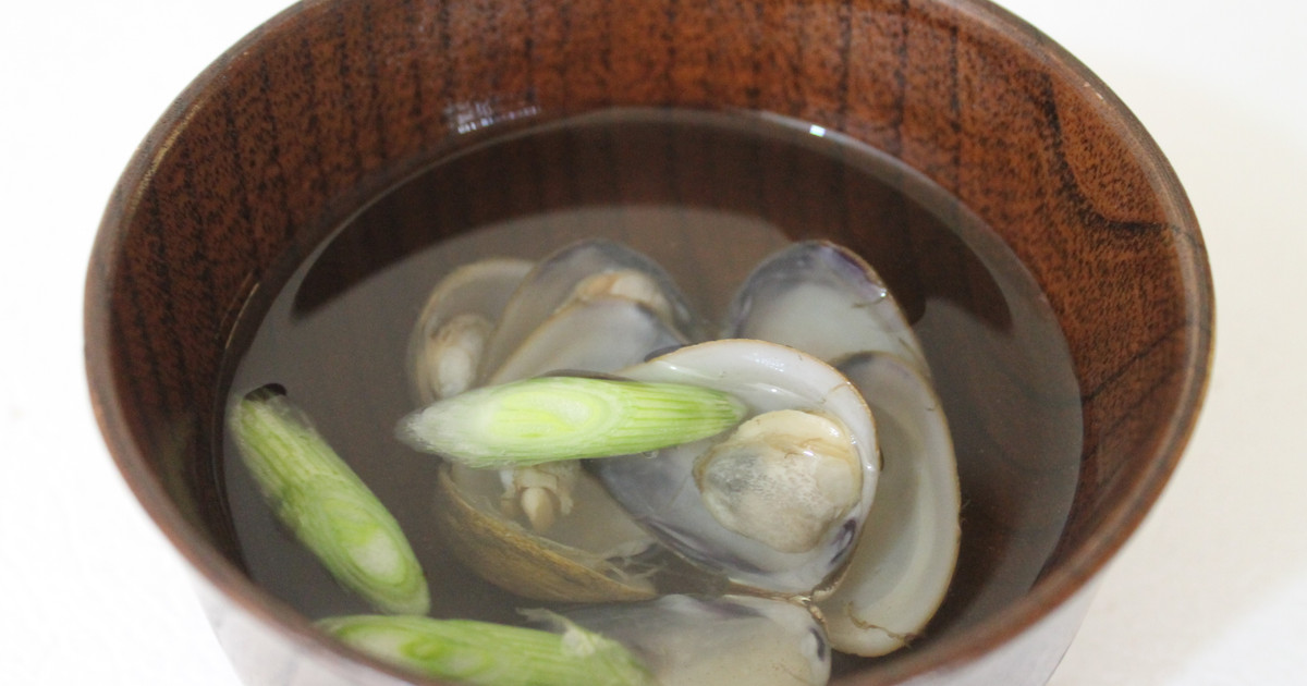 Asari No Sumashi Jiru (アサリのすまし汁) Caldo Clara Japonés Con Almejas Receta ...