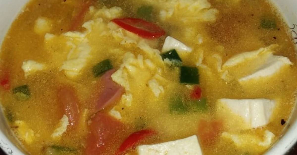 Resep Sup tahu telur simple oleh Silvi Kharisma Putri - Cookpad