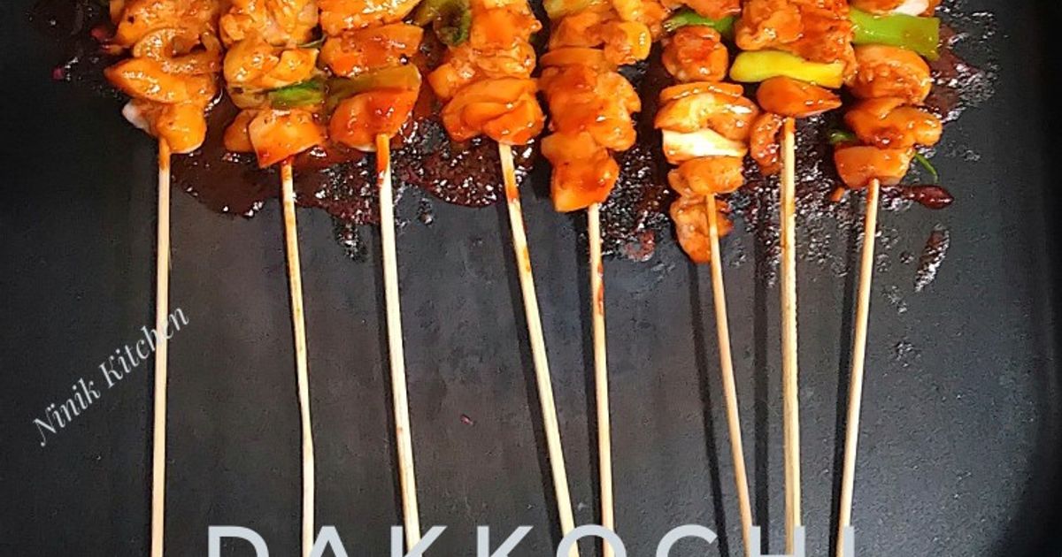 Resep Dakkochi /Sate Khas Korea Ala Chef Yongki oleh Ninik Kitchen ...