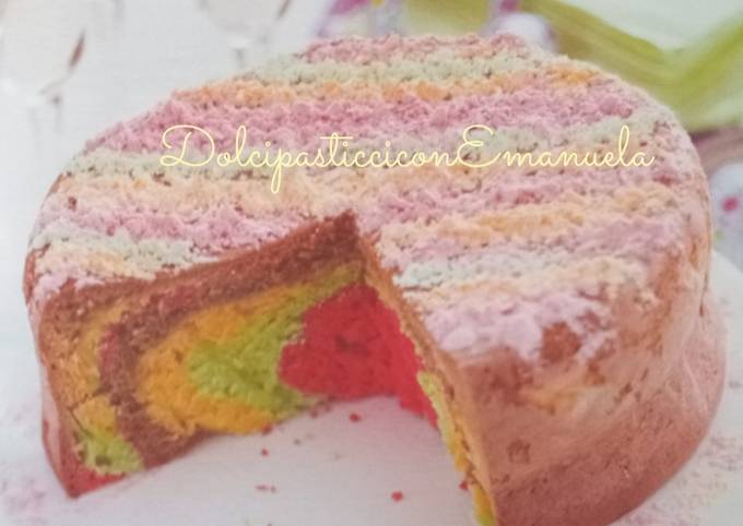 Ricetta Torta arcobaleno di DolcipasticciconEmanuela - Cookpad