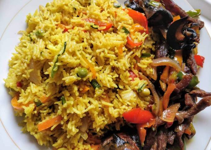 Fried Basmati Rice Recipe by Helen U - Cookpad