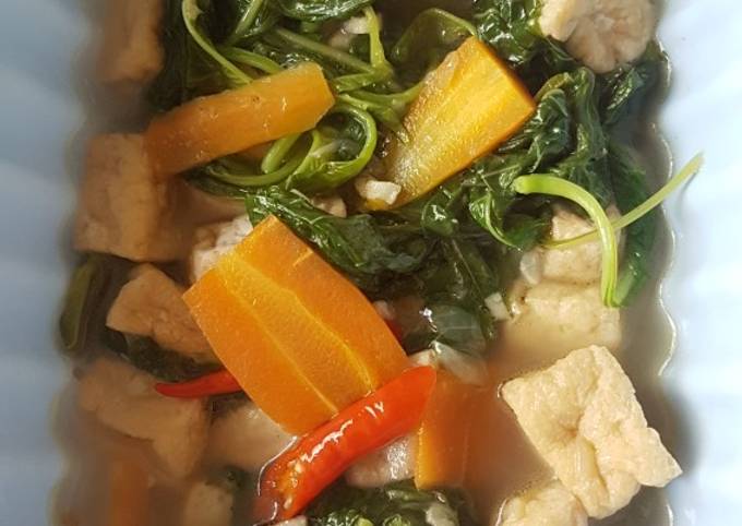 Resep Oncom bayam tahu oleh Maxy - Cookpad
