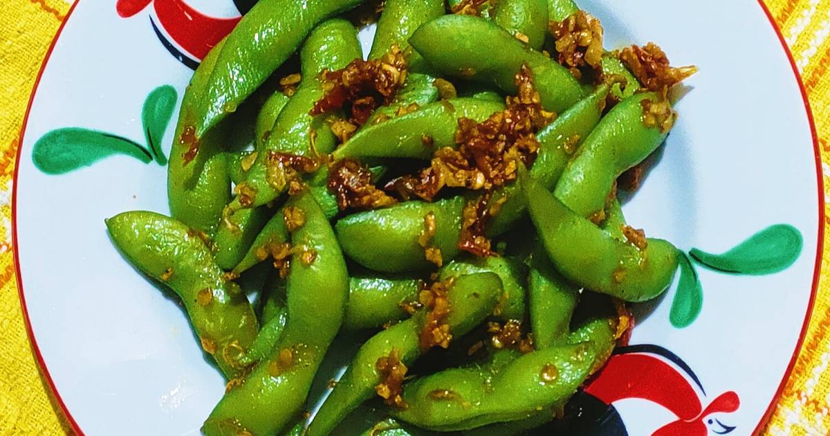 Resep Spicy Garlic Edamame Oleh Hayurisdita Cookpad