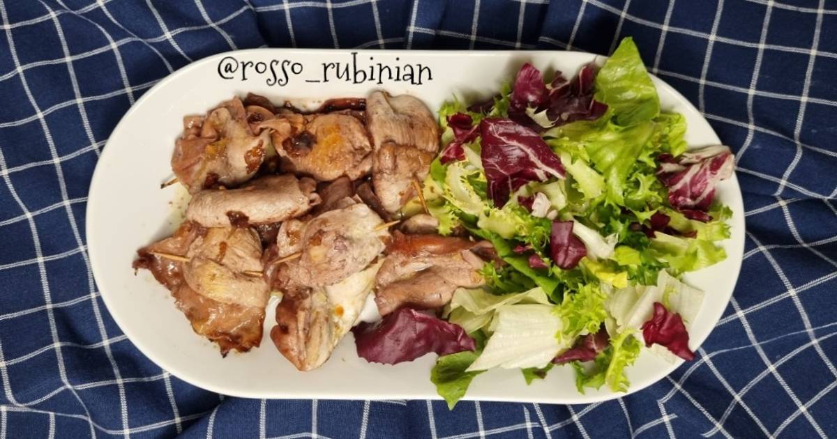 Ricetta Involtini di carpaccio di pollo e mortadella di rosso rubinian ...