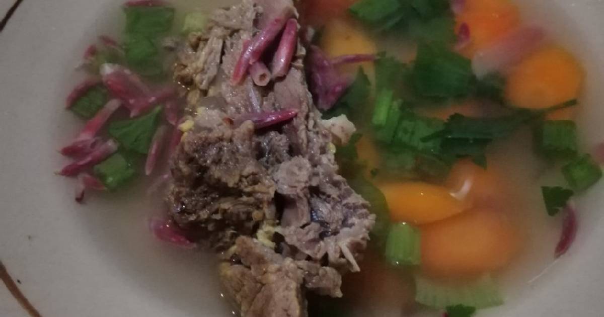 Resep Sop rusuk sapi kuah segar oleh Jenny Tigan - Cookpad