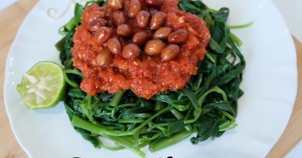 Resep Plecing Kangkung oleh Seruni Puspa Indah - Cookpad