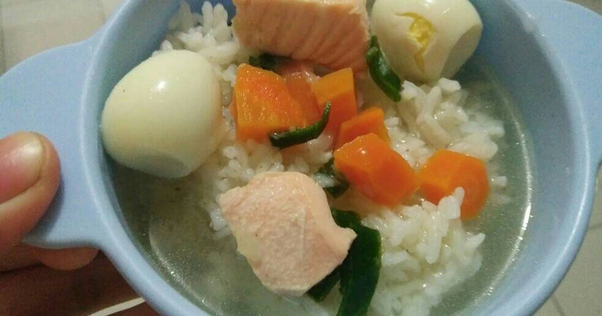 Resep Sup salmon & telur puyuh oleh Tine Wirianti - Cookpad