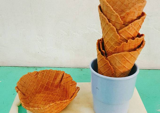Resep Cone crispy oleh Sunna Is Yen - Cookpad