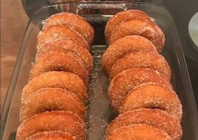 Donas azúcaradas Receta de Ithzel Fierro- Cookpad