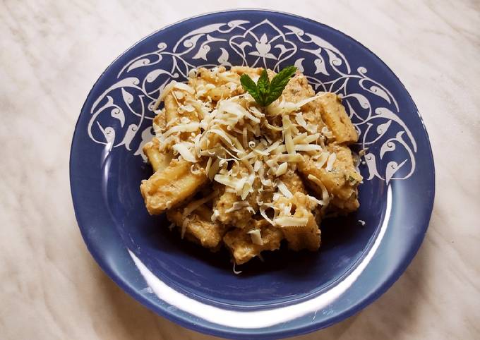 Ricetta Pasta cinque buchi con pesto di melanzane di simo_sweetdays ...