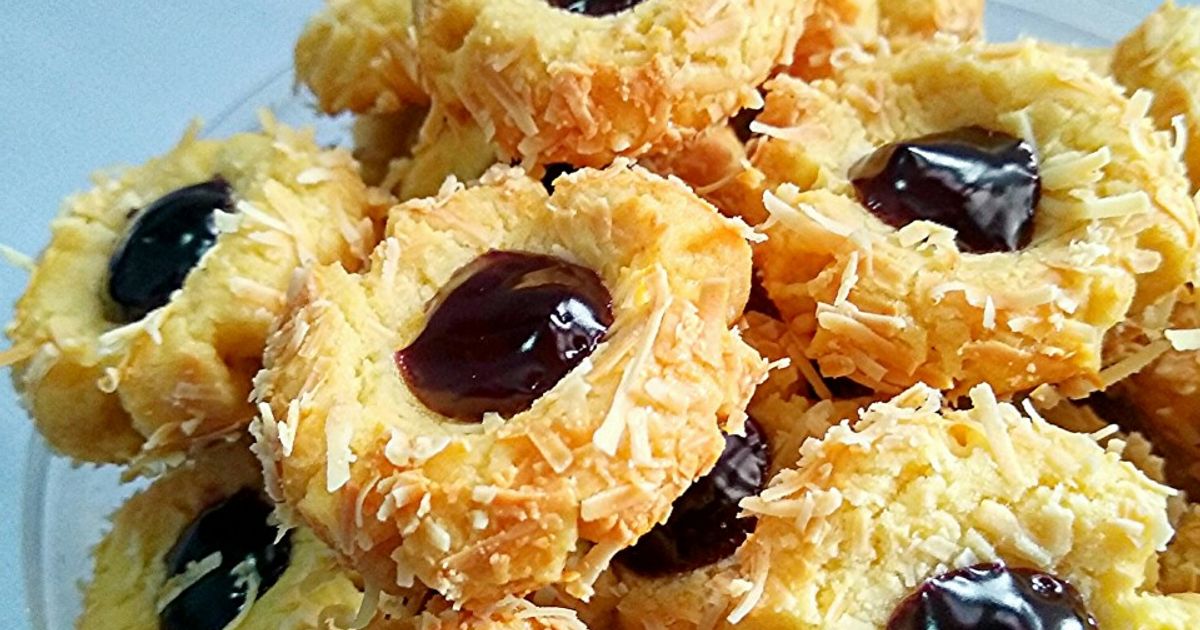 Resep kuker lebaran thumbprint rumahan enak dan mudah - Cookpad