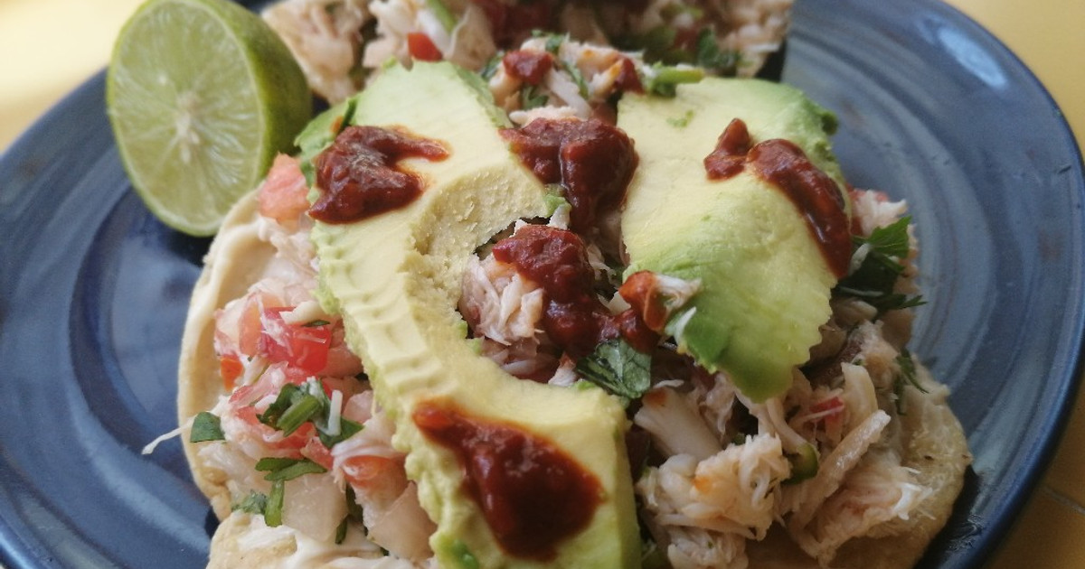 Tostadas De Jaiba 🦀 Receta de Bibi García - Cookpad