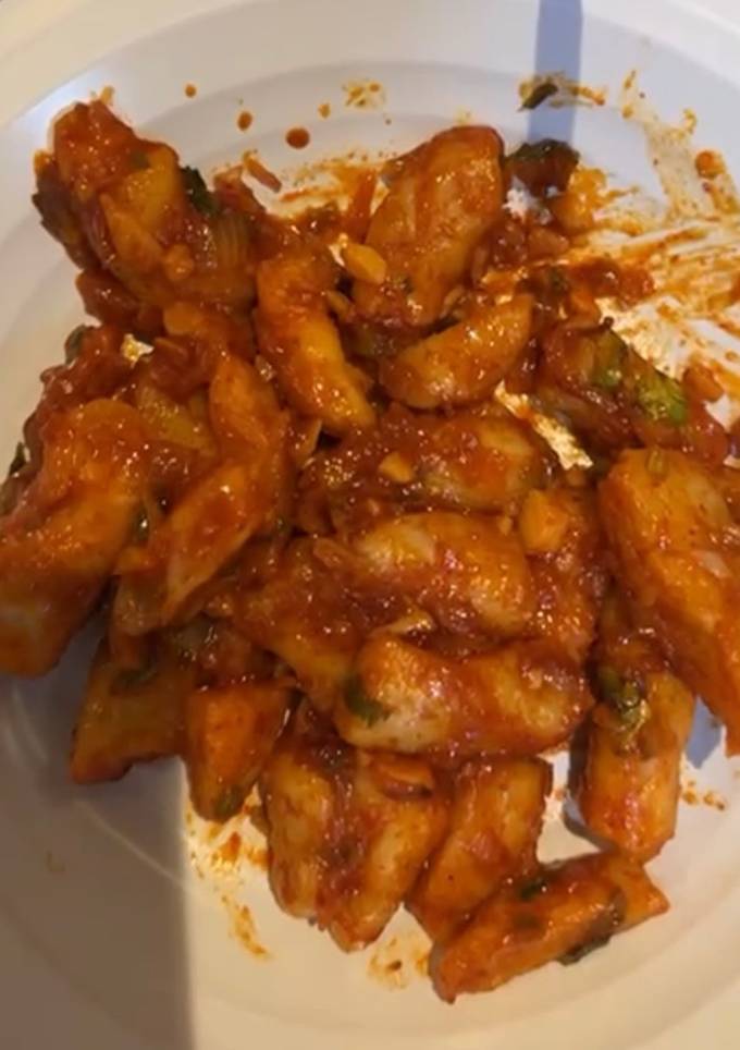 Resep Topokki/ Tteokbokki/ Toppoki/ kue beras makanan korea oleh Mami ...