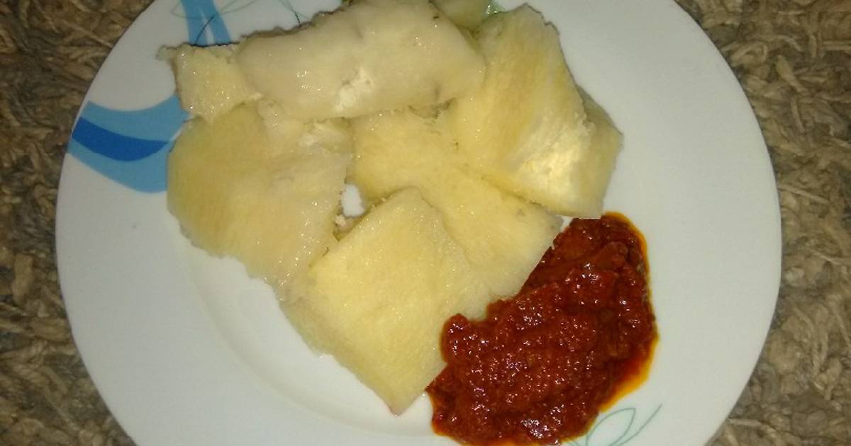 Water yam and stew Recipe by Barack Oizamsi Apologun (Abjmom56) - Cookpad