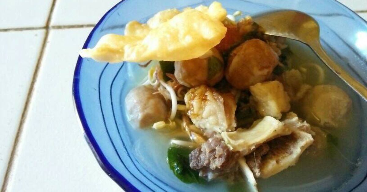 Resep Baso Soun Pangsit oleh Ami - Cookpad