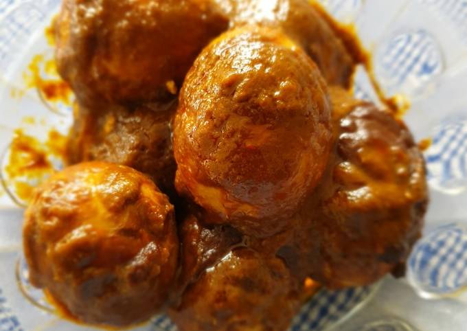 Resep Telur Petis (endog Cit) oleh Emy Ambar Wibisono - Cookpad